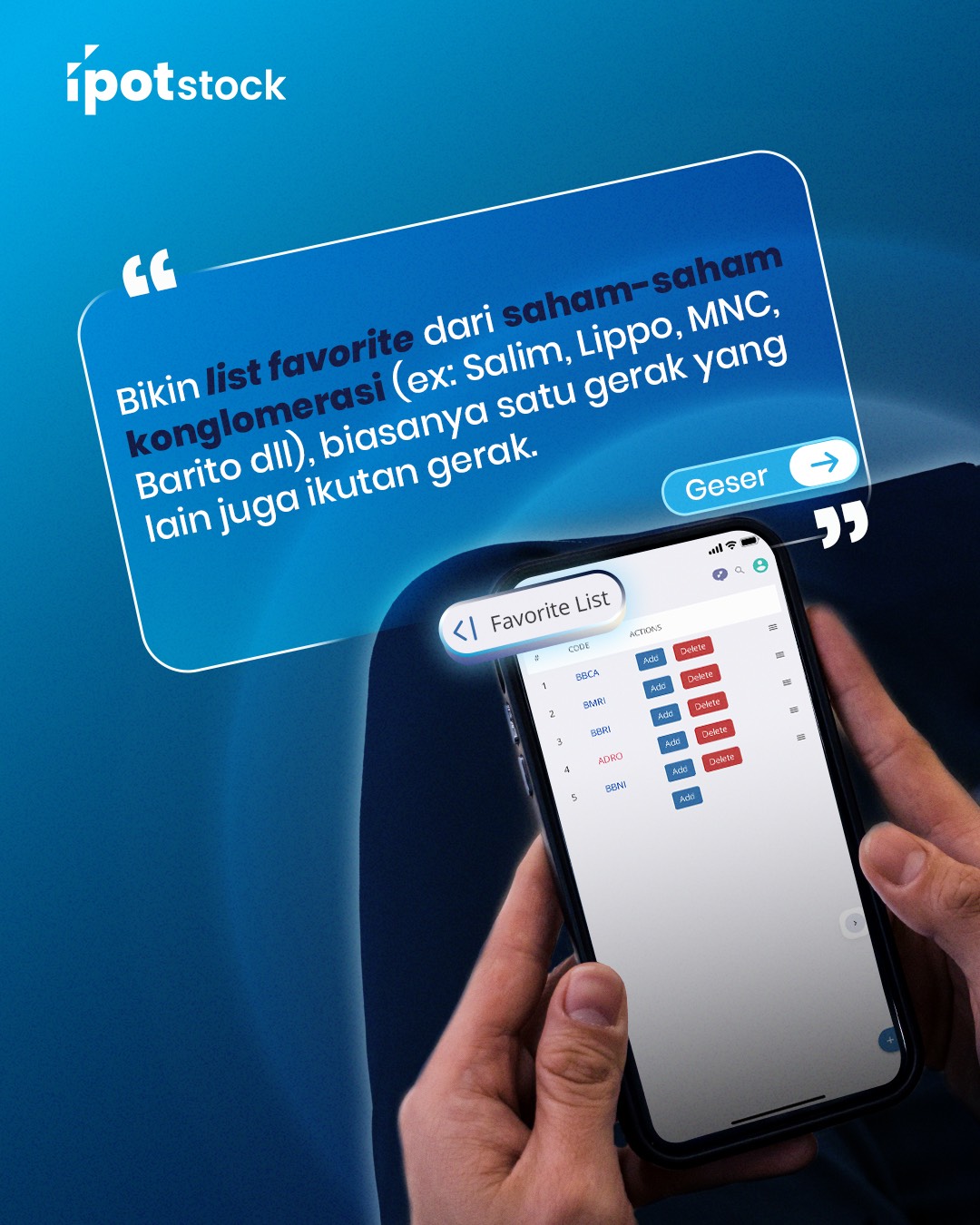 Booster Modal - Indo Premier Sekuritas